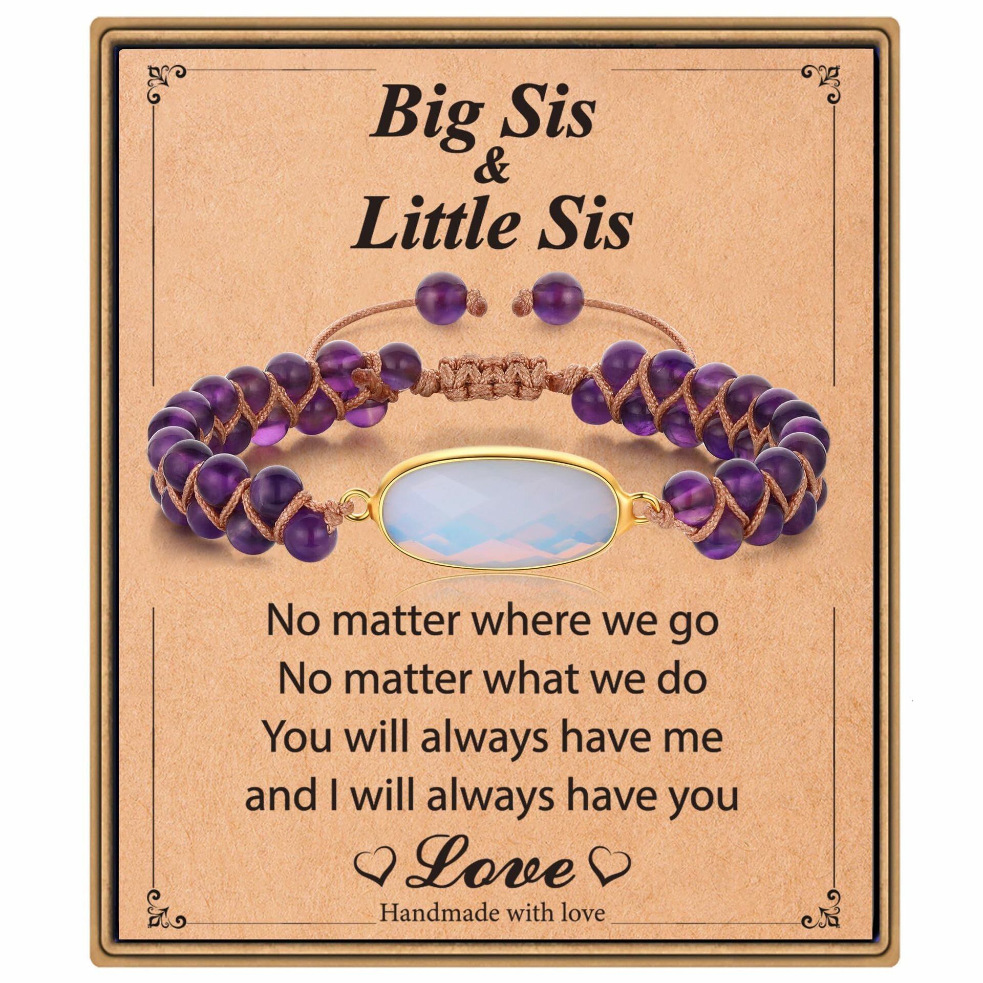 Браслет для гадания, YM Империал камень Сердце Подвеска Кристалл Семья