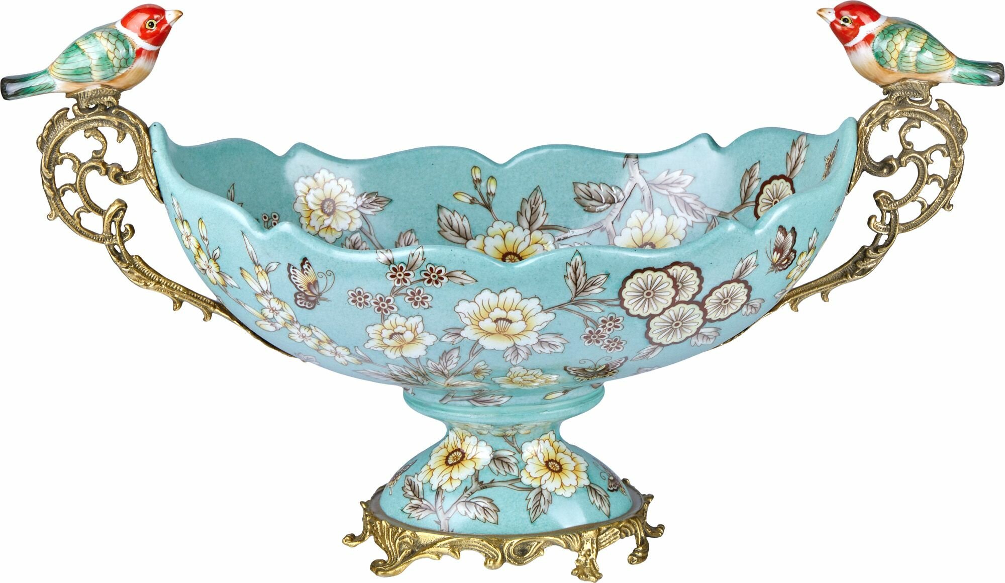 31G2720/D457FCM/HLG2339 Чаша с птичками 42х18х24см, Glasar
