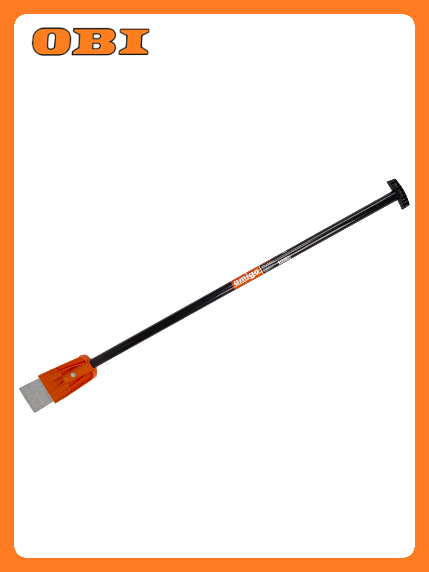 Ледоруб-скребок 1,9 кг. AMIGO 78010, стальное лезвие 10см. толщиной 3мм. Т-ручка