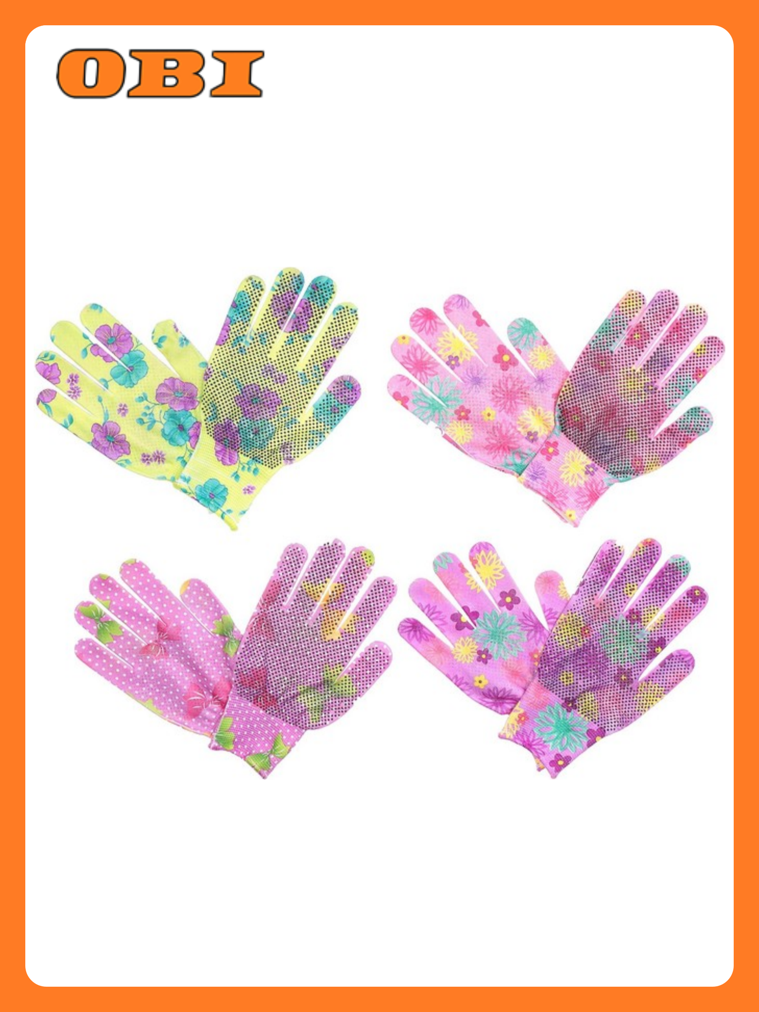 Садовые перчатки Sapphire, ПВХ покрытие, дышащие, фиолетовые