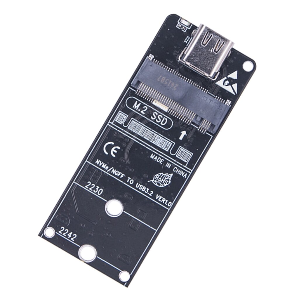 Накопитель M.2 NVMe SSD для подключения к USB C Корпус USB 3.2 Gen2x2 Rapid Transfer Case Внешний