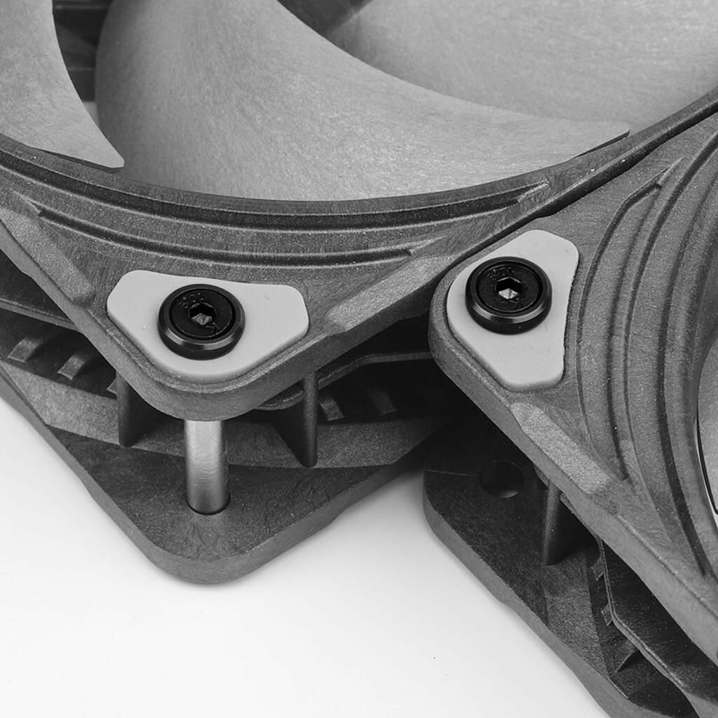 Металлические винты для крепления вентилятора, Черный - 25mm