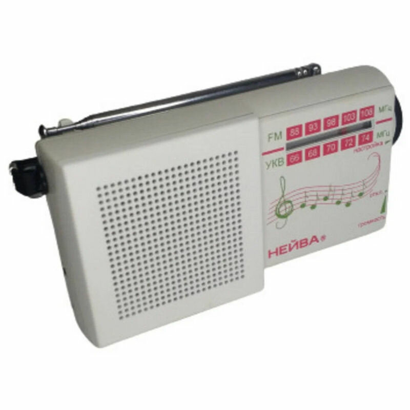 Радиоприемник нейва РП-216 УКВ/FM+MP3 карманный, 3хАА/4.5В от блока питания (без блока питания в комплекте)