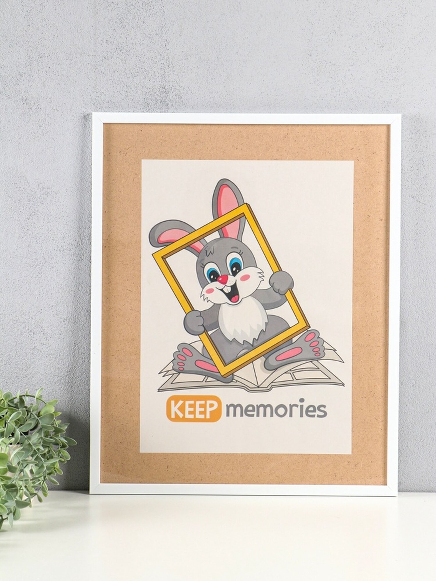 Фоторамка Keep memories «Премиум», для фото 40x50 см, пластик, белая