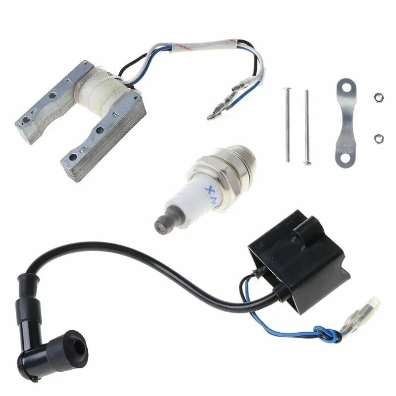 49cc 60cc 80cc двигатель CDI start комплект свечей зажигания высокого давления в сборе