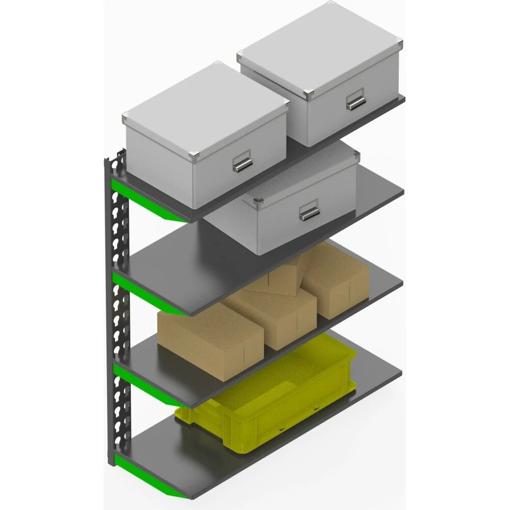 ООО Металекс Стеллаж модульный Metalex серии FLY 1000x800x300 (4 полки)) SMFIV1008030