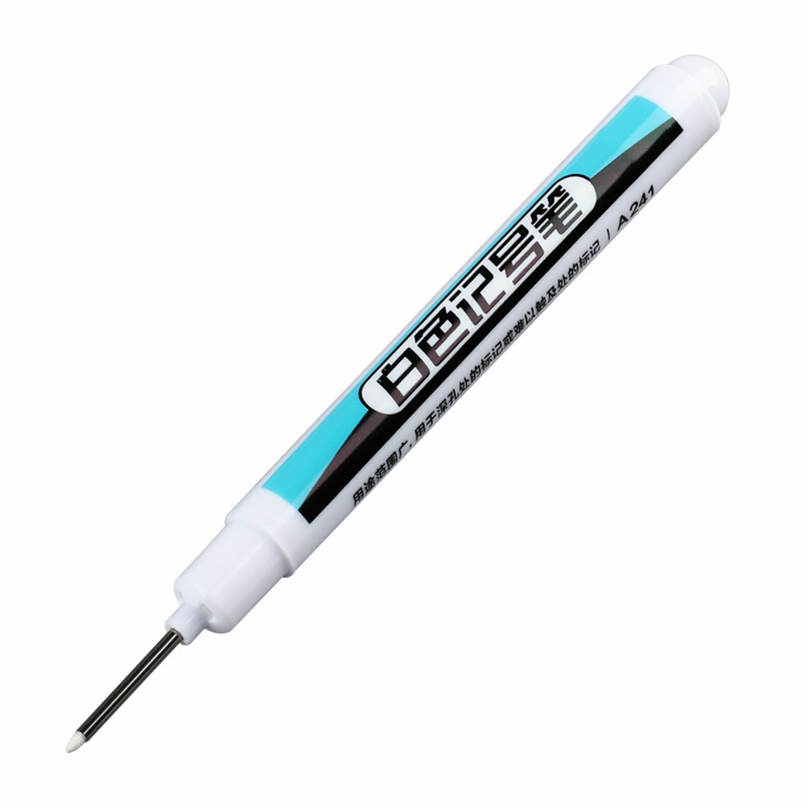 4 шт белые маркеры масляные длинный наконечник для камня металла