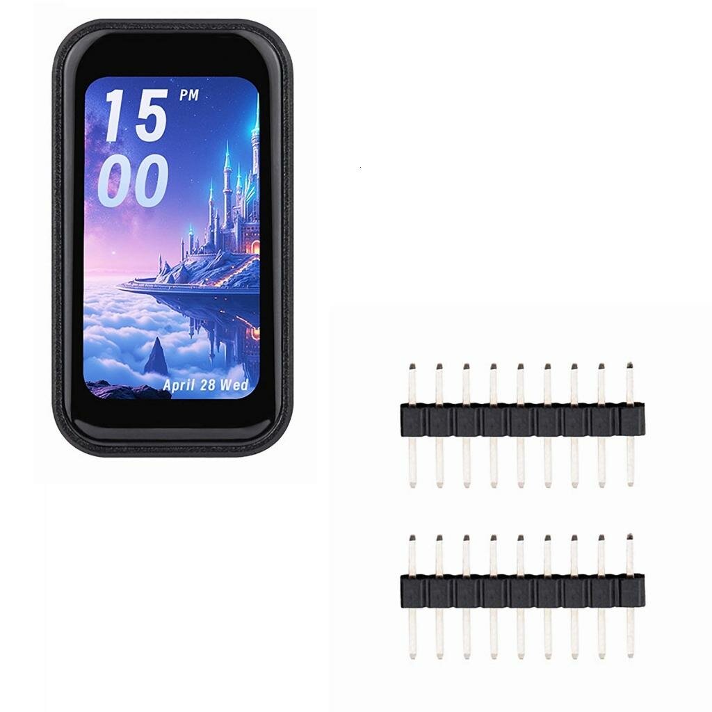 Плата разработки RISC V с экраном 1,47 дюйма, Wi-Fi 6 и BLE5, Несваренная игла