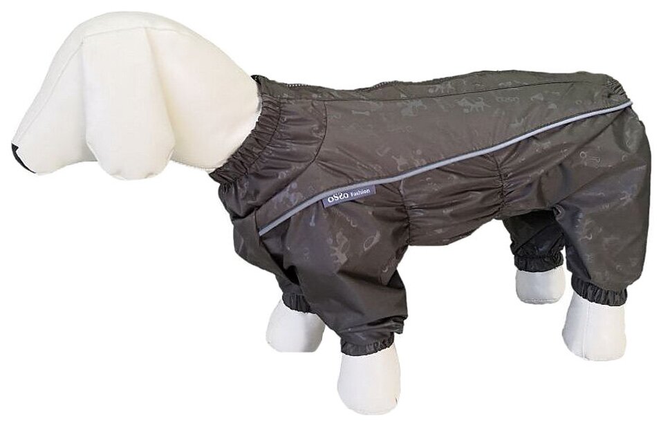 OSSO FASHION дождевик для собак маленьких пород хаки для мальчиков (37-1)
