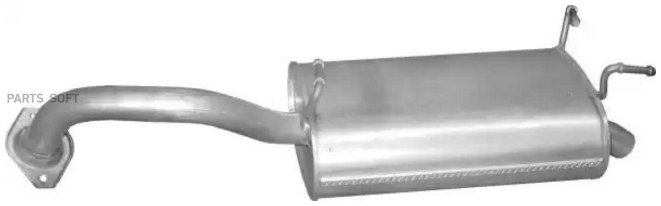 Глушитель задняя часть Polmostrow арт. 15242