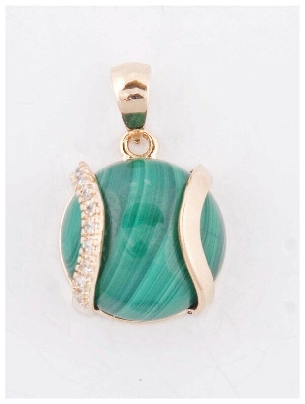 Подвеска, малахит