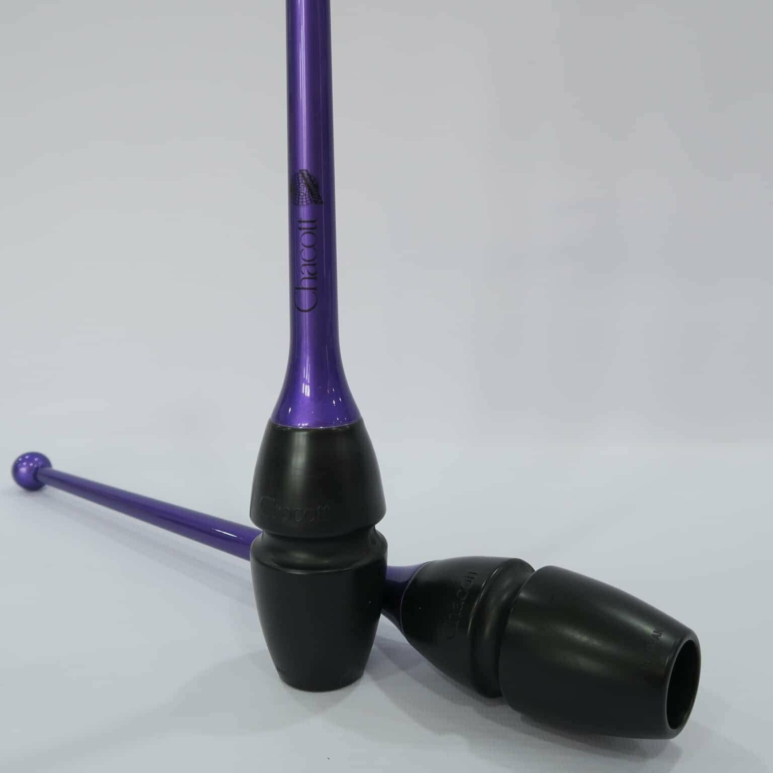 Булавы Chacott Hi-Grip с улучшенным захватом 45,5 см, цвет 174 (фиолетовый)