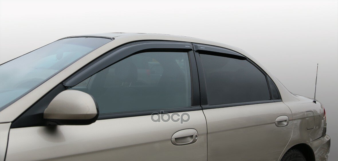 Дефлекторы на бок. стекла KIA SPECTRA 2005-2009 Voron Glass серия Samurai Voron Glass арт. DEF00233