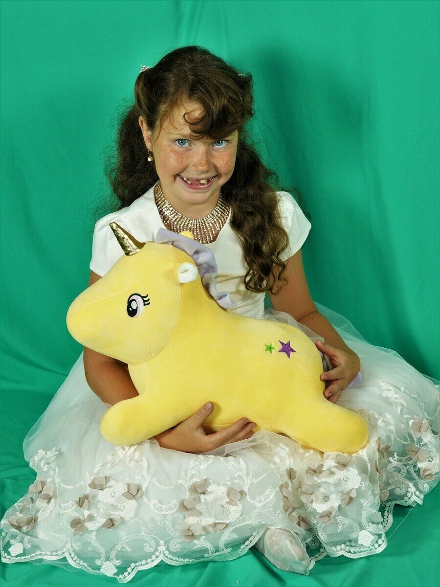 Мягкая игрушка акимбо КИТ Единорого 45 см.