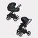 Коляска детская универсальная Riko Basic DELTA ECCO (2 в 1) 15 Black (черный)