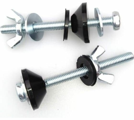 MasterProf Крепление бачка к унитазу М6 с гайкой барашек комплект 2 шт ИС.130735