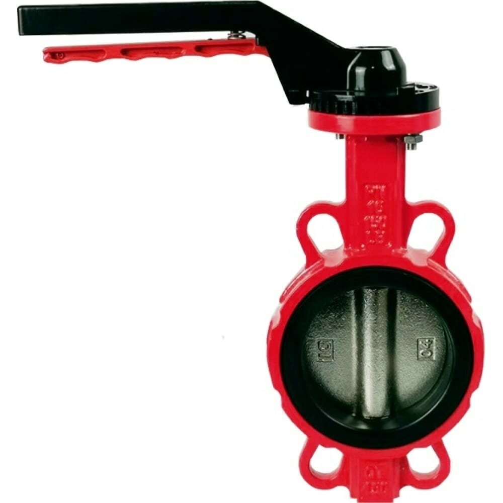Поворотный затвор DYARM -ZP-080-16-G-G-E-HT (красный), DN080, PN16