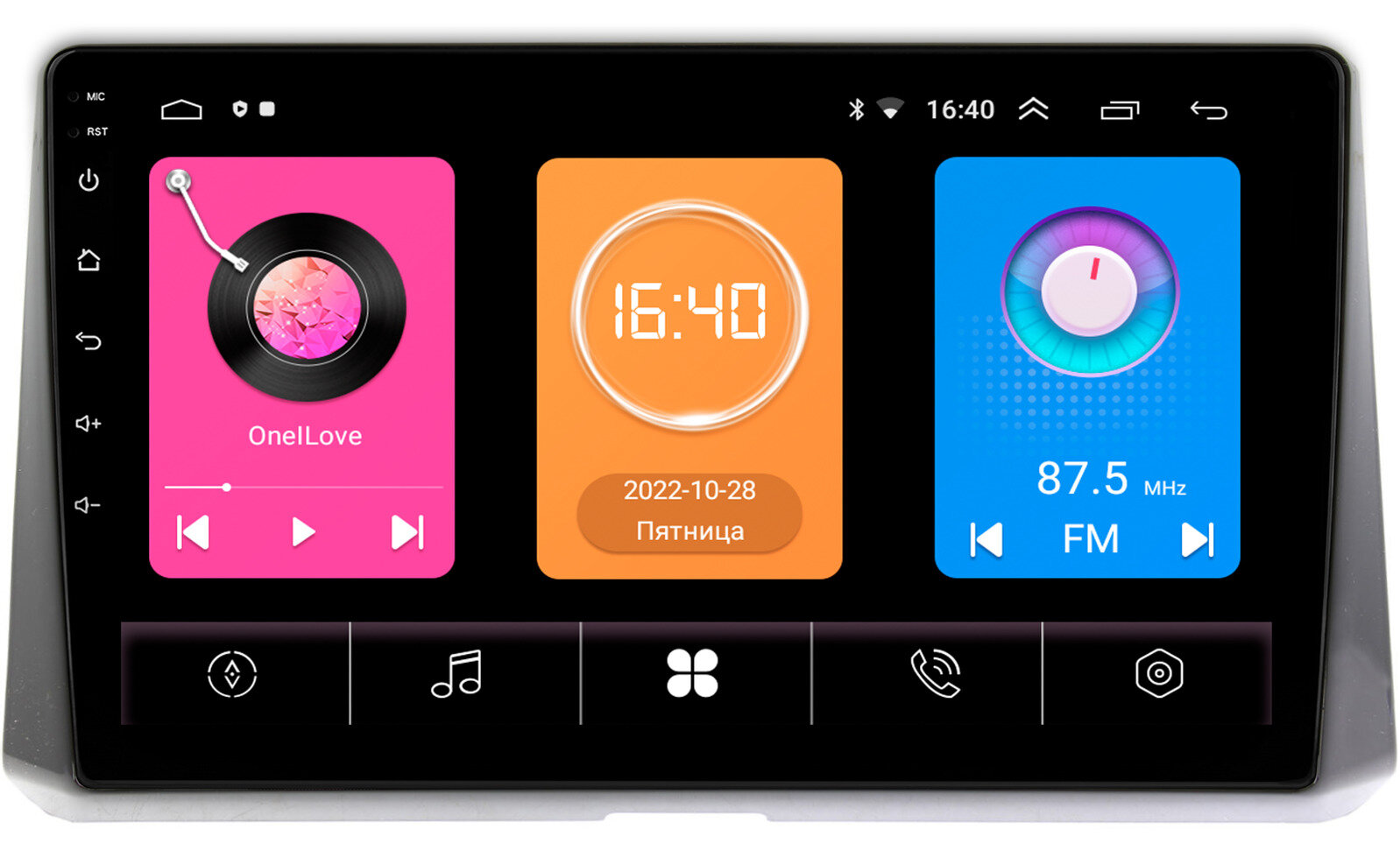 Штатная магнитола Toyota Corolla (E210), Corolla Cross 2018-2024 OEM RK10-1078 на Android 10 (CarPlay, AHD, 1/32)