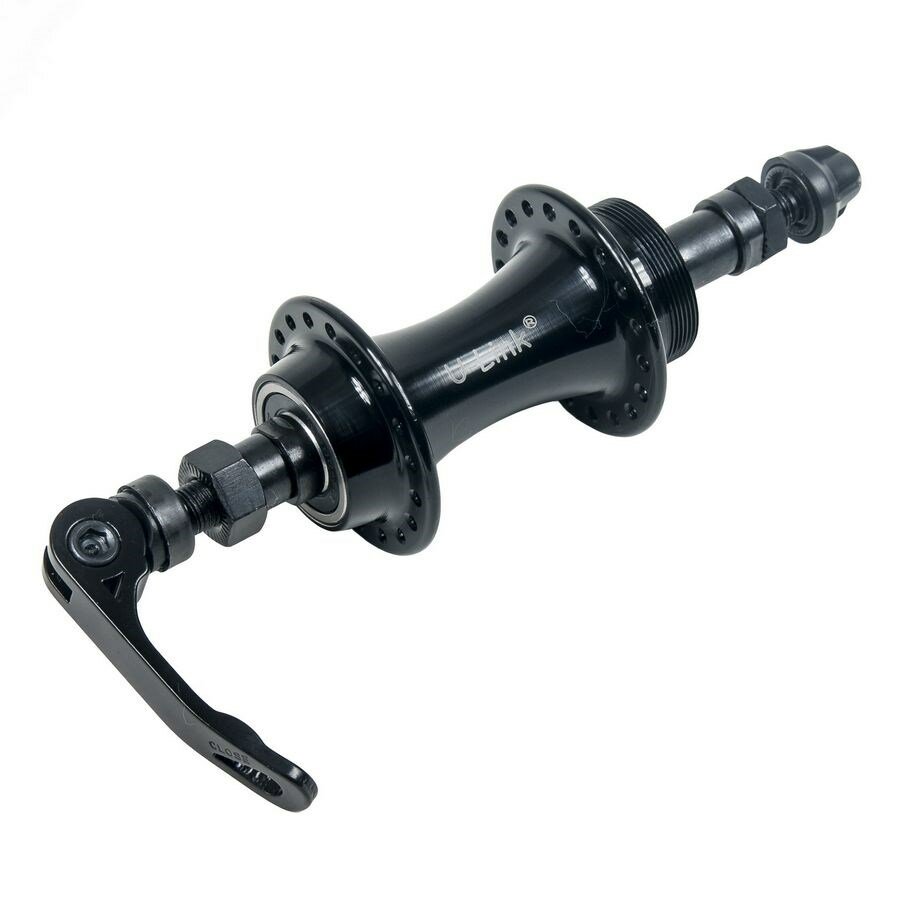 Втулка задняя U-Link GL-B08R-QS, на промподшипниках, алюминий, под трещотку, на 36 спиц, OLD 135 мм