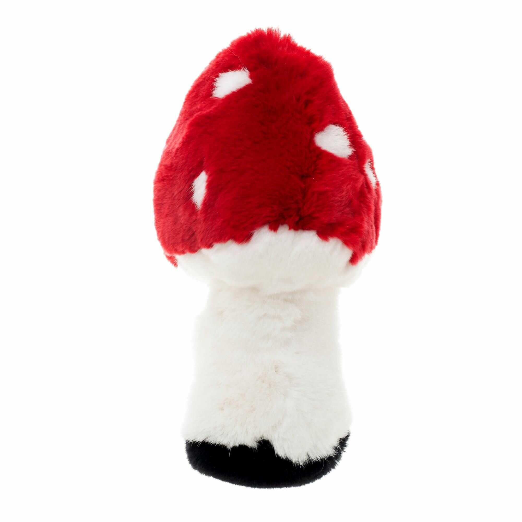 Мягкая игрушка гриб Мухомор Holich Toys из натурального меха, мягкие игрушки, игрушки для детей, детские игрушки, игрушки для девочек, игрушки для мальчиков