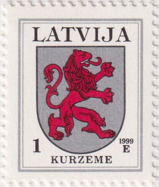 Почтовые марки Латвия 1999г. "Гербы Латвии - Курземе" Гербы MNH
