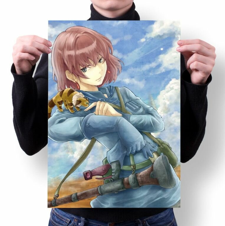 Плакат по аниме Навсикая из Долины ветров №9, А3 - (42-29 см)