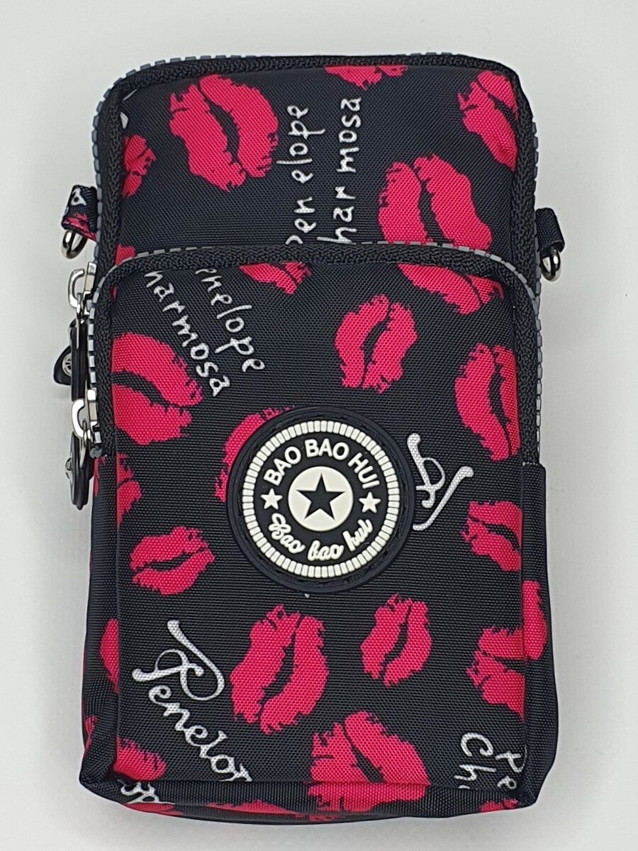 Сумка для мобильного телефона и мелочей, поцелуй