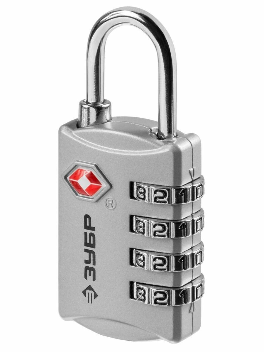 Замок ЗУБР багажный кодовый 4 диска 37114