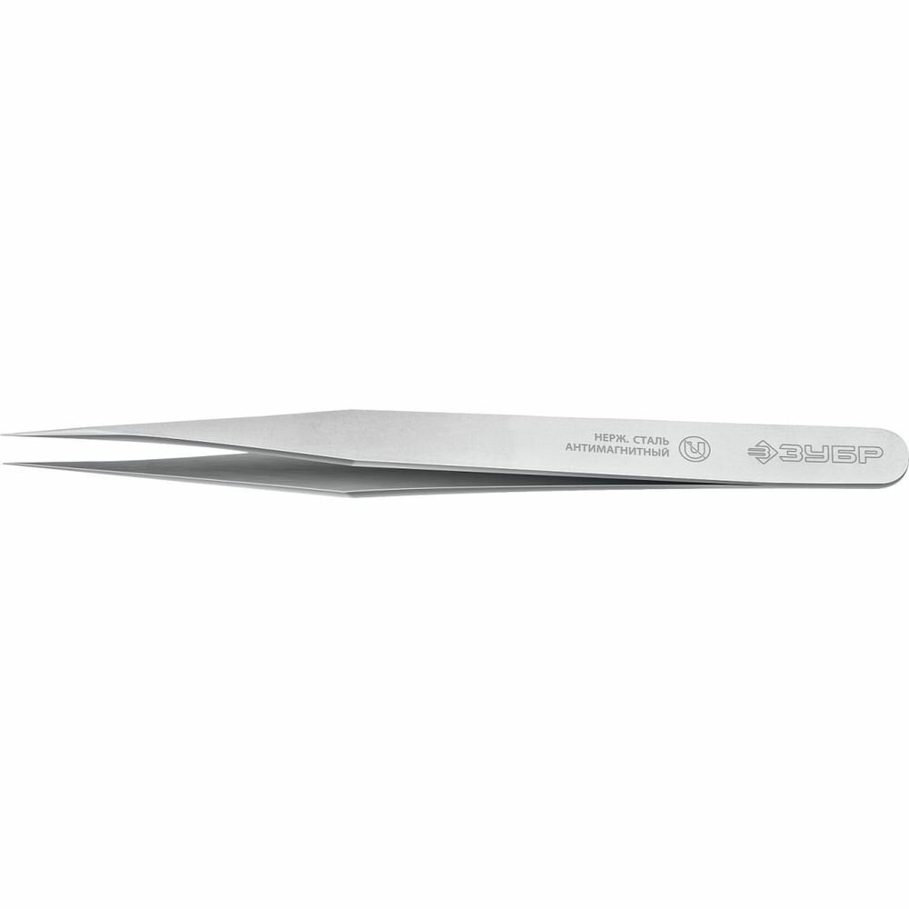 Пинцет антимагнитный 140 мм, прямой Зубр 222112