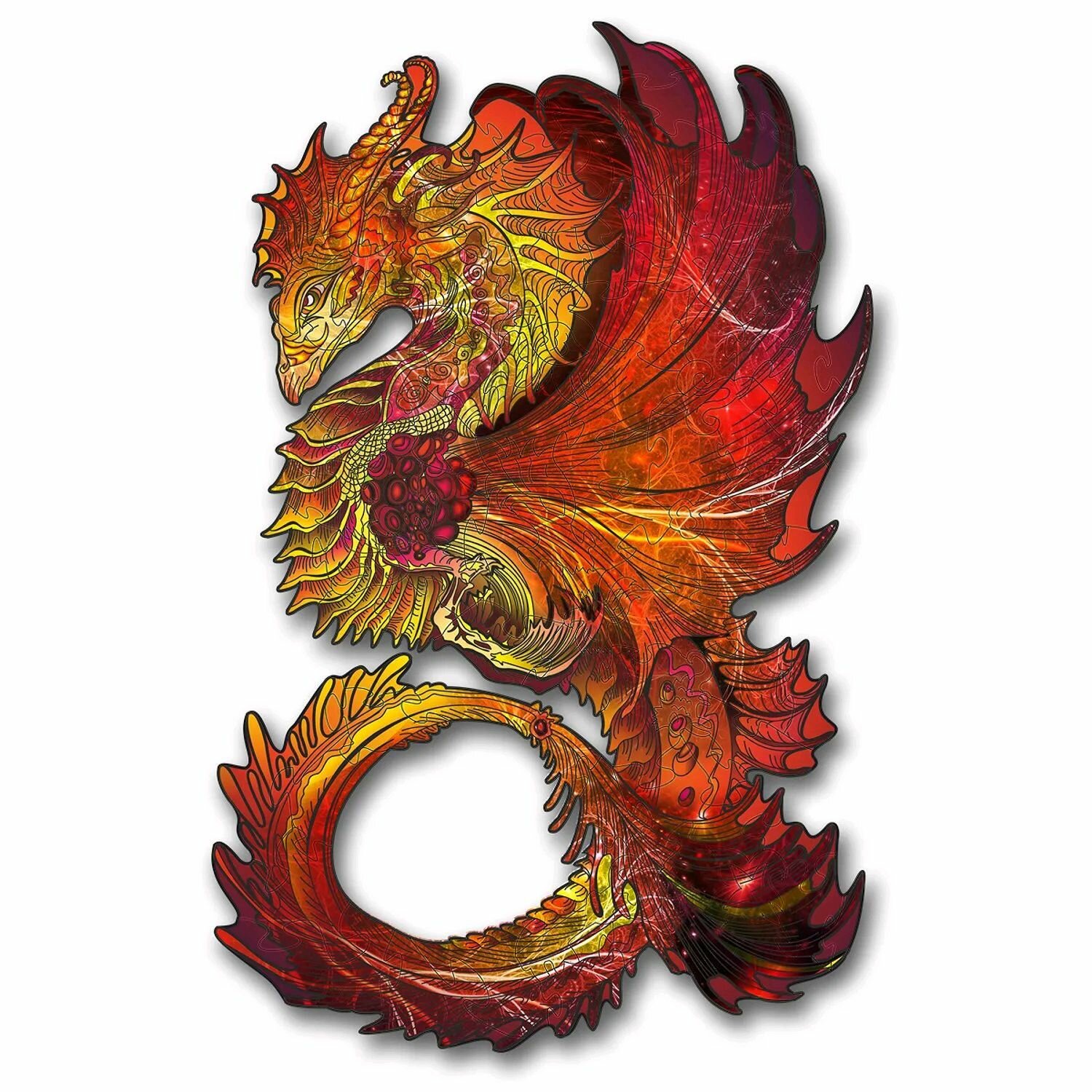 Пазл Красный Дракон