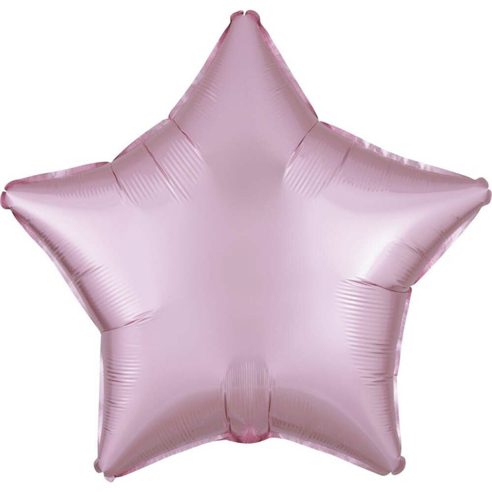 Шар ненадутый А Б/РИС звезда 19" Сатин Pink