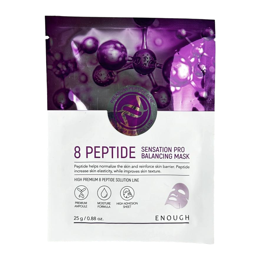 Тканевая маска для лица Enough Premium 8 Peptide, 25мл