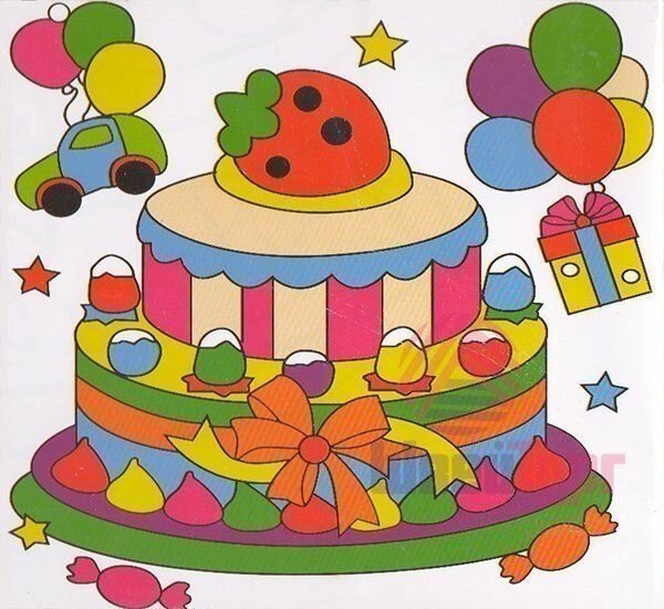 4 Детский набор для рисования на подрамнике 30х30