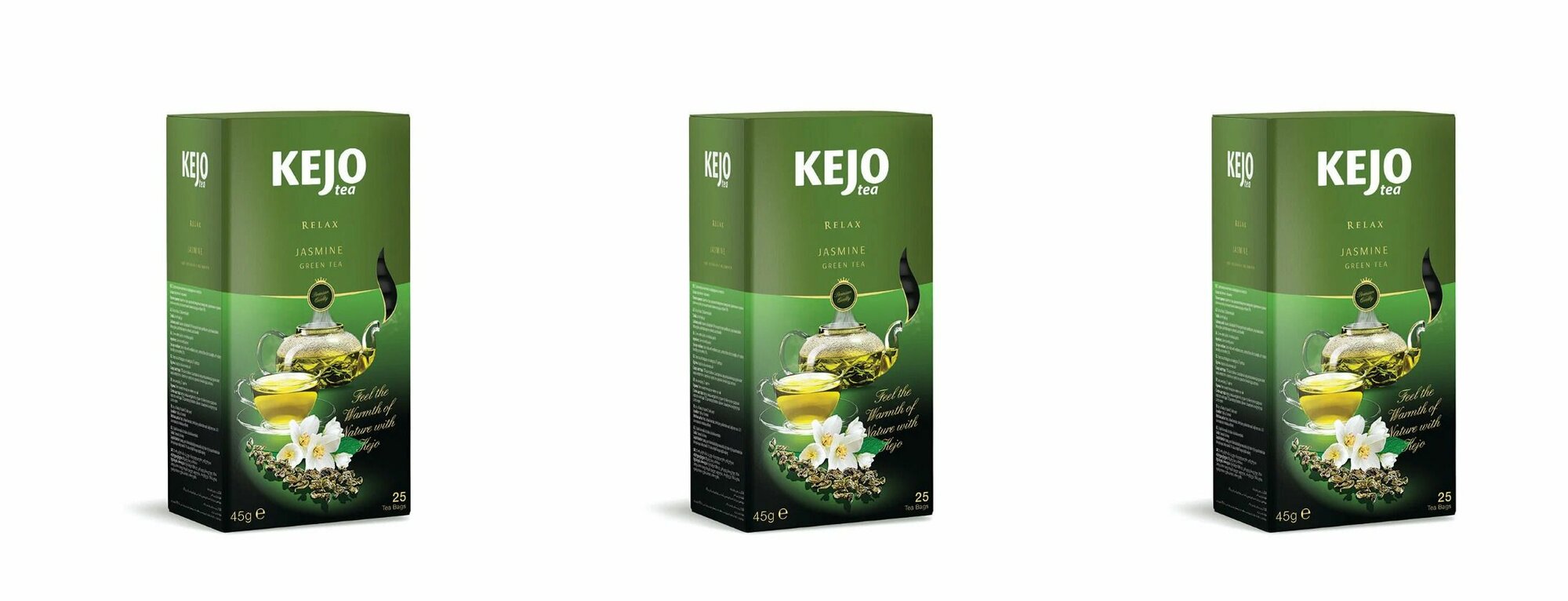 KEJO Чай Relax Jasmine, 25 пак, 3 шт