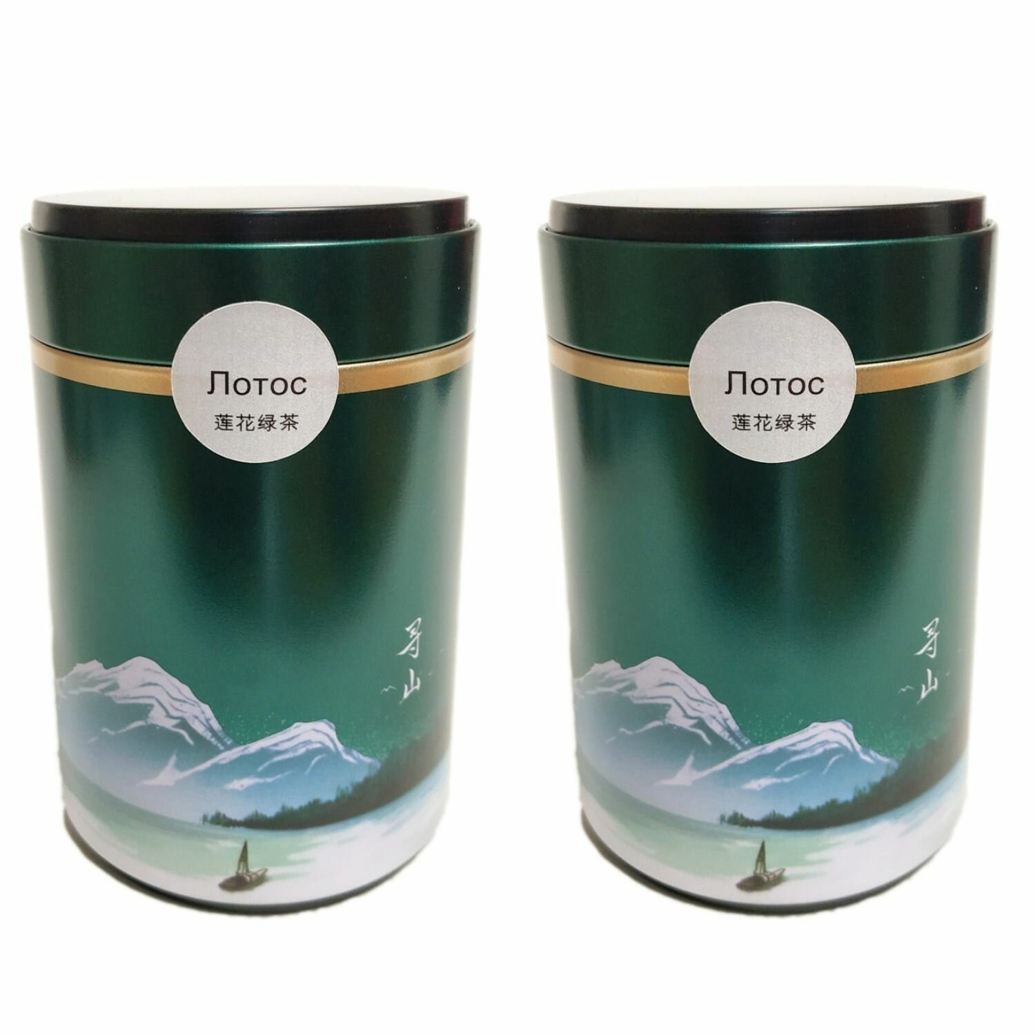 Чю Хуа Чай зеленый Лотос, листовой, 100 г, 2 уп