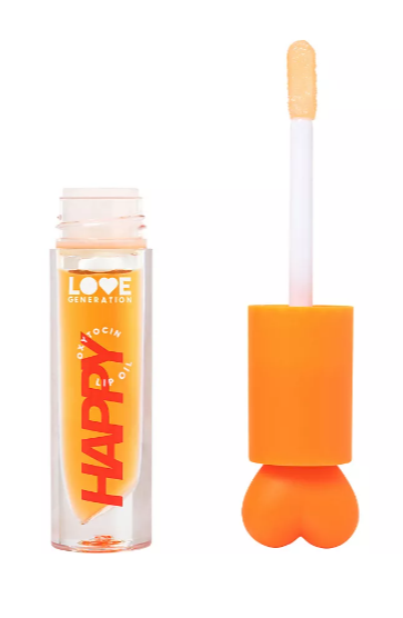 Масло для губ Love Generation Be happy, тон 03 прозрачно-оранжевый, 2,3 мл