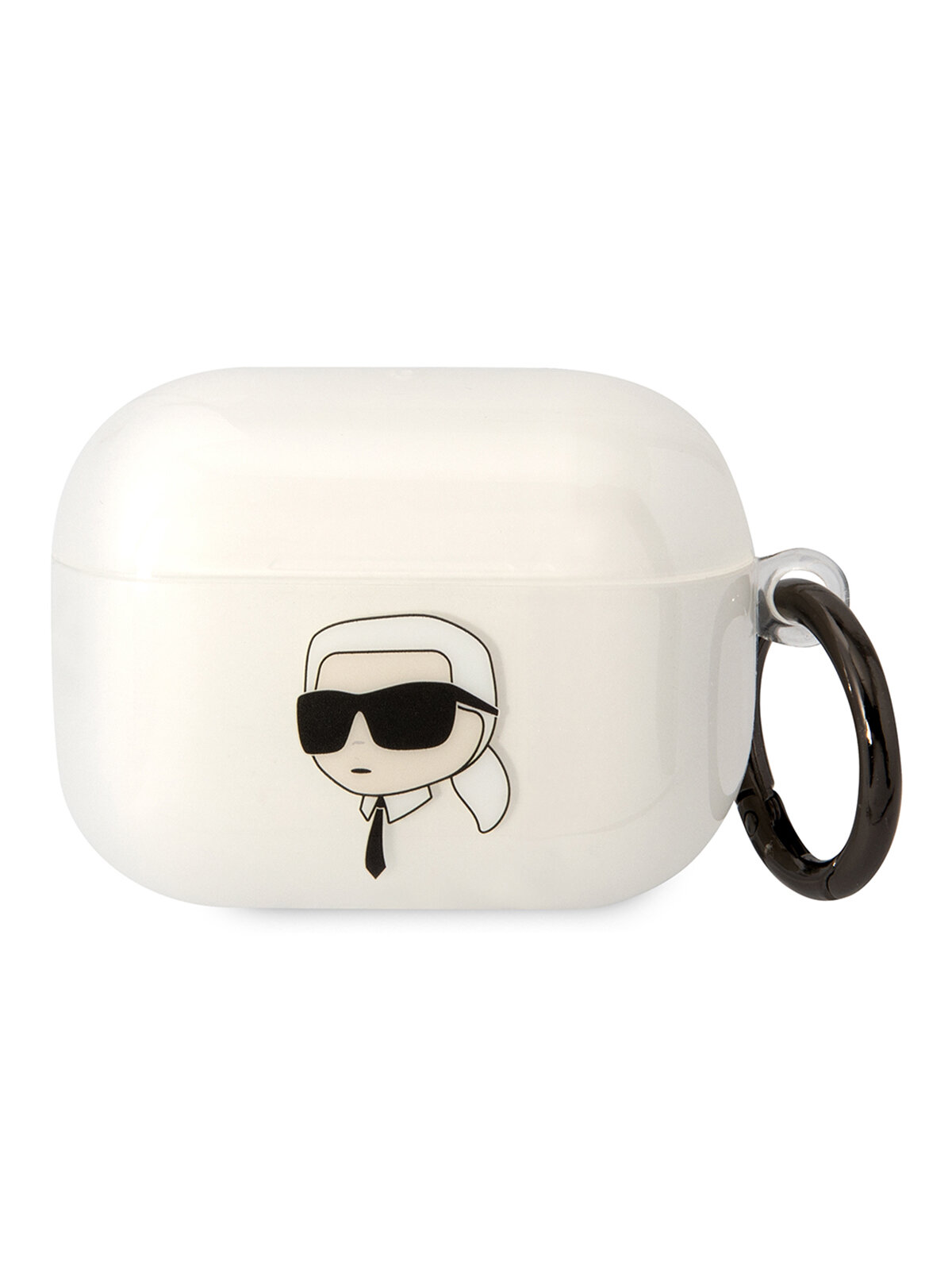 Lagerfeld для Airpods Pro чехол TPU with ring NFT Karl Transparent
