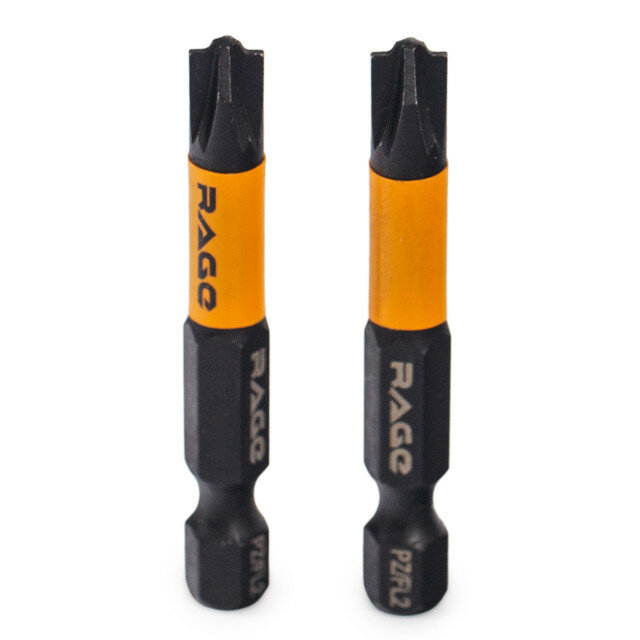 RAGE by VIRA S2 PZ/FL2 50мм магнитные биты, набор 2 шт для точной работы с высокой точностью