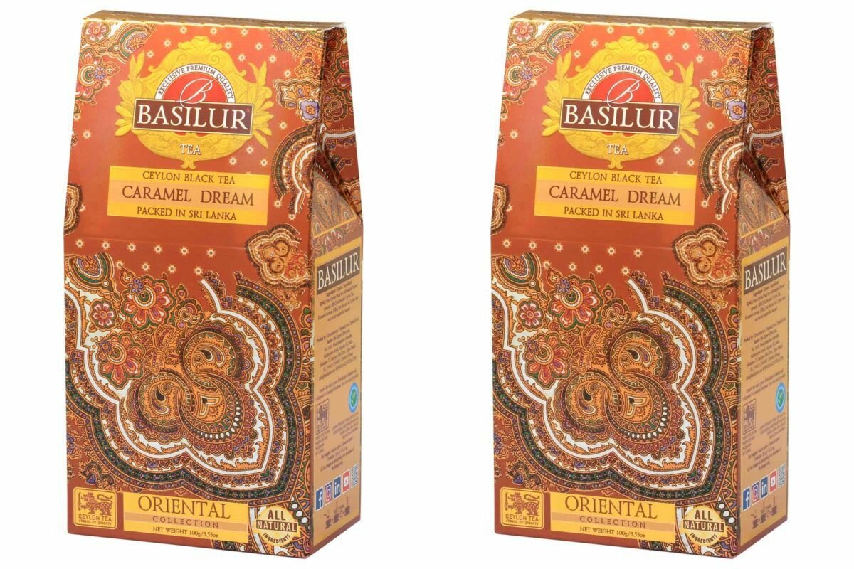 Basilur Чай чёрный , восточная коллекция , карамельная мечта, листовой, 100 г, 2 уп.