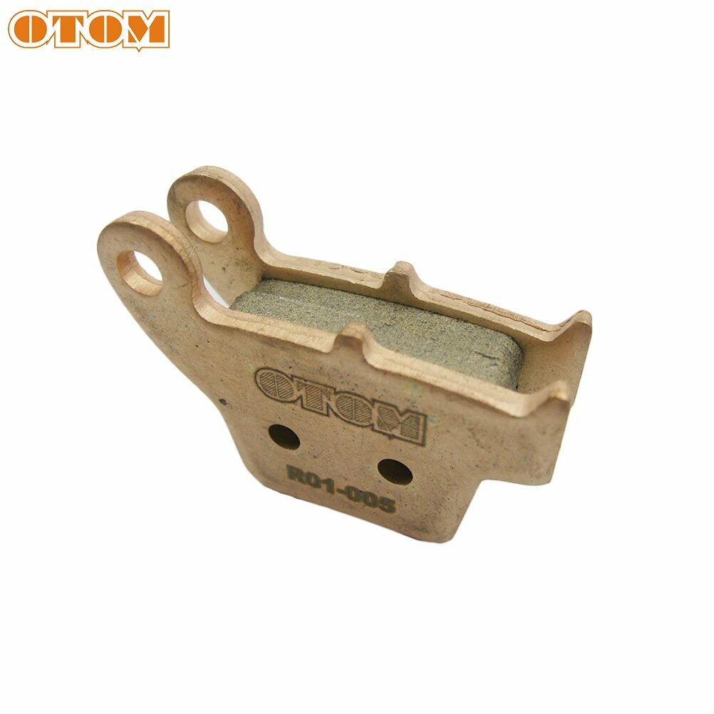 Тормозной суппорт для мотоцикла OTOM, запасные части с направляющей для Бежевый, Rear Brake Pads-R01