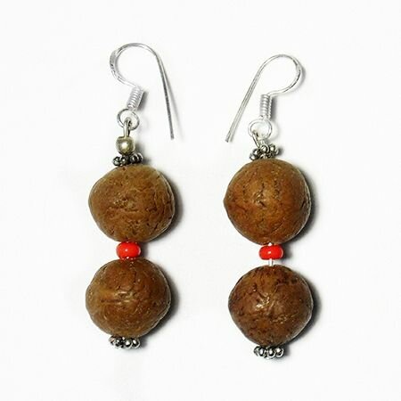 Серьги, искусственный камень