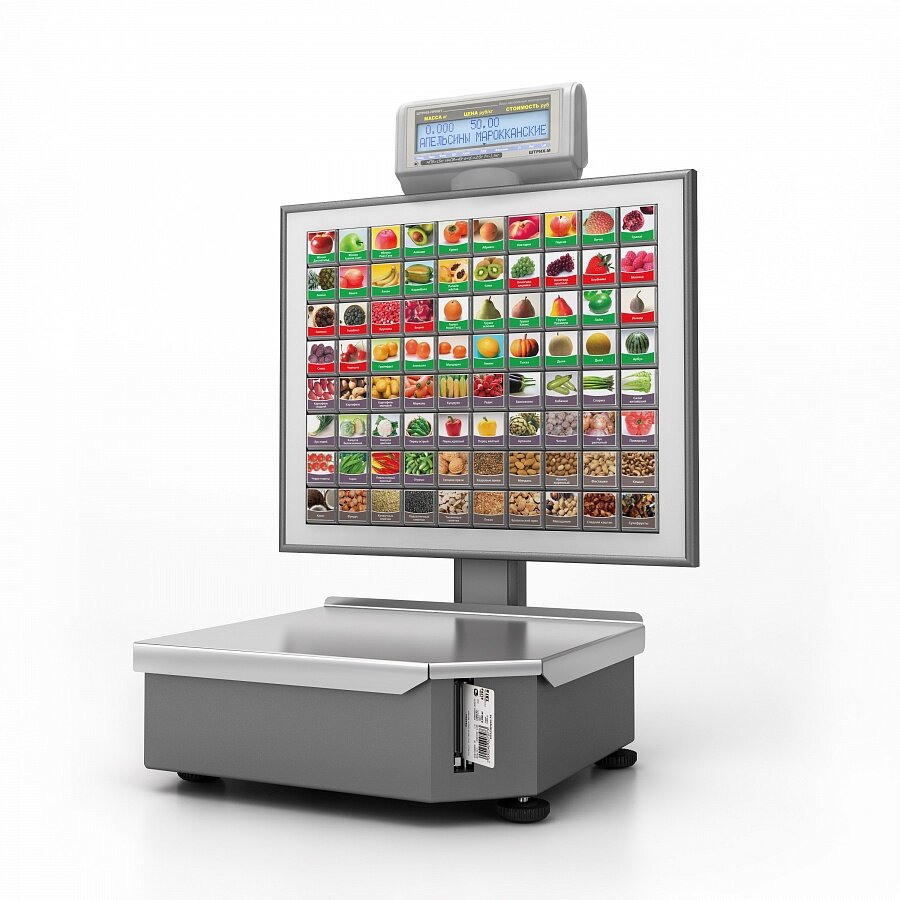 Весы с печатью этикеток ШТРИХ-ПРИНТ C 15-2.5 Д1И1 120МК (v.4.5) (2Мб) (ГОСТ OIML R76-1-2011)