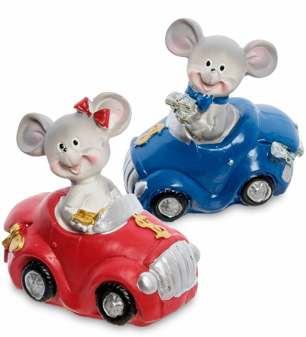 Фигурка Два мышонка на машинах A2147531