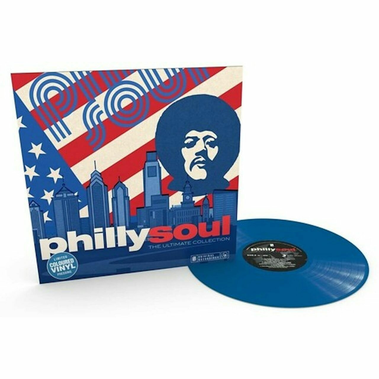 Пластинка Various "Philly Soul - The Ultimate Collection" LP (Limited Edition, Coloured Blue Vinyl)