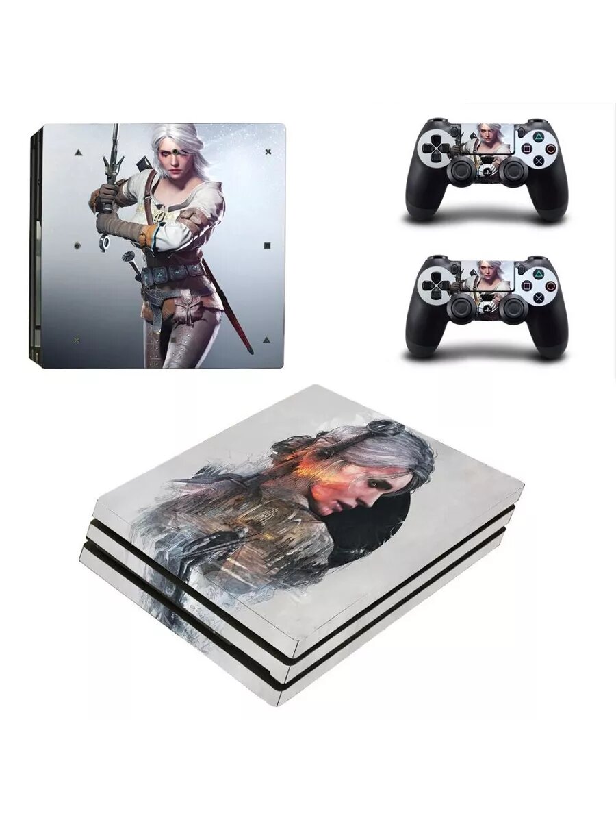 Наклейка защитная для игровой приставки PlayStation 4 PRO