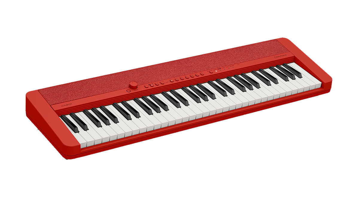 Облегчённое фортепиано Casio CT-S1 (61 клавиша) - красный