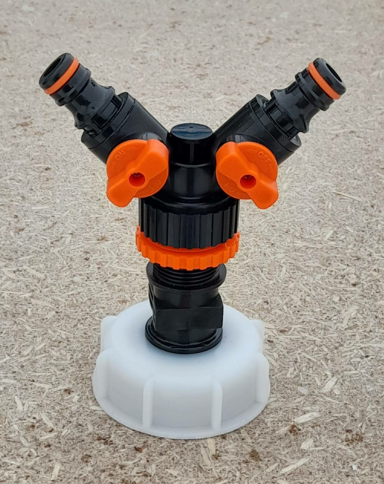 Кран на еврокуб / переходник еврокуба /