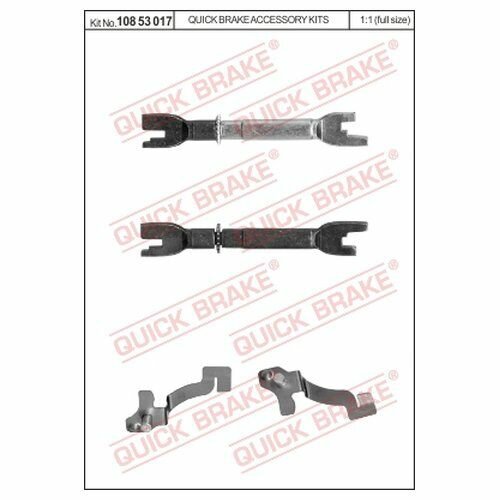 Комплект регулятора, барабанный тормозной механизм Quick Brake 10853017 для Hyundai Accent III; Kia Rio II
