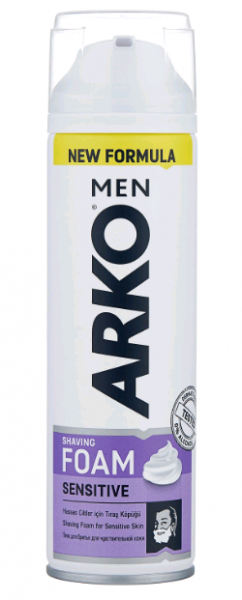 Arko Men Sensitive - Shaving Foam Пена для бритья "для чувствительной кожи" 200 мл.