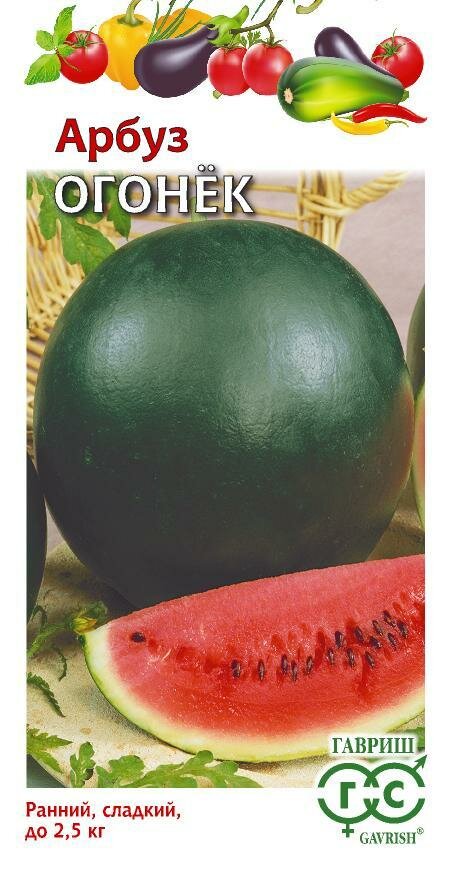 Семена Арбуз Огонек 1г Ранние (Гавриш) Традиция